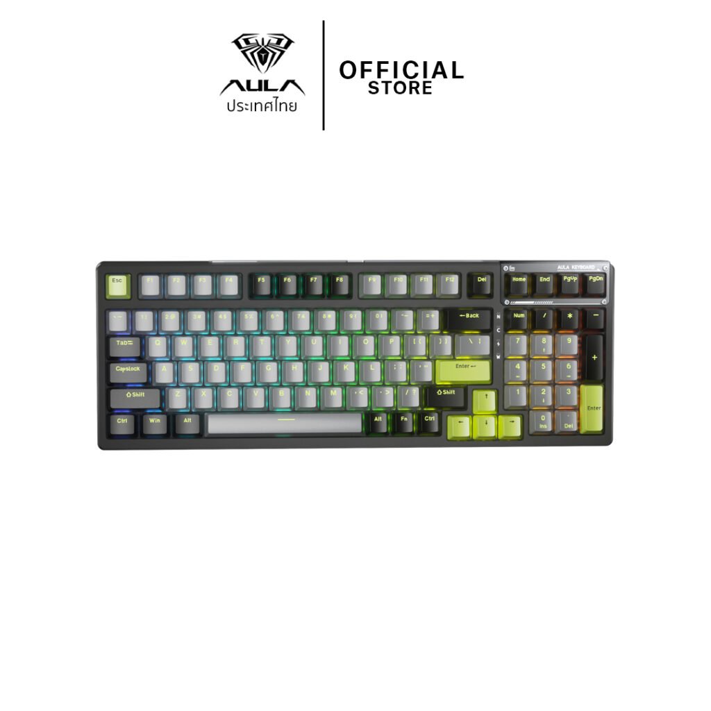 AULA F98 GASKET CUSTOM KEYBOARD - AULA THAILAND