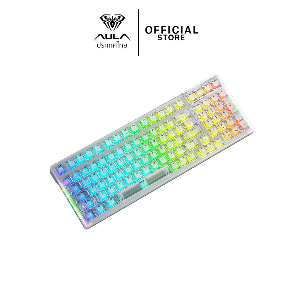 AULA F98 GASKET CUSTOM KEYBOARD - AULA THAILAND