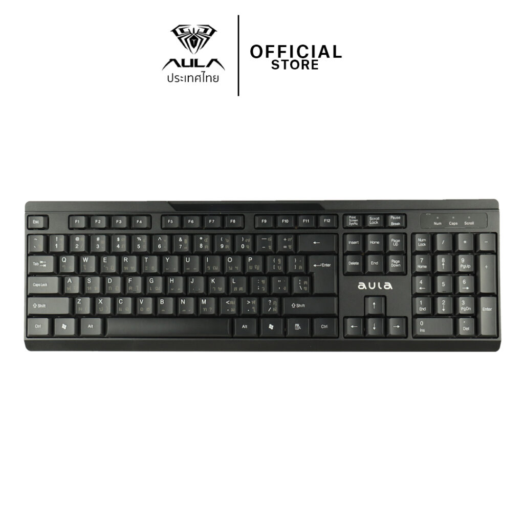 คีย์บอร์ด AULA AK205 OFFICE KEYBOARD - AULA THAILAND