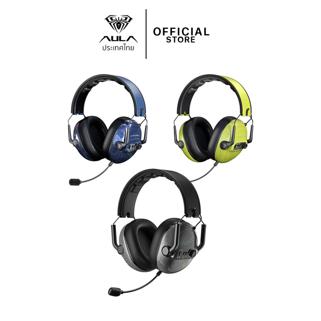 หูฟัง AULA S609 WIRELESS GAMING HEADSET7.1 - AULA THAILAND
