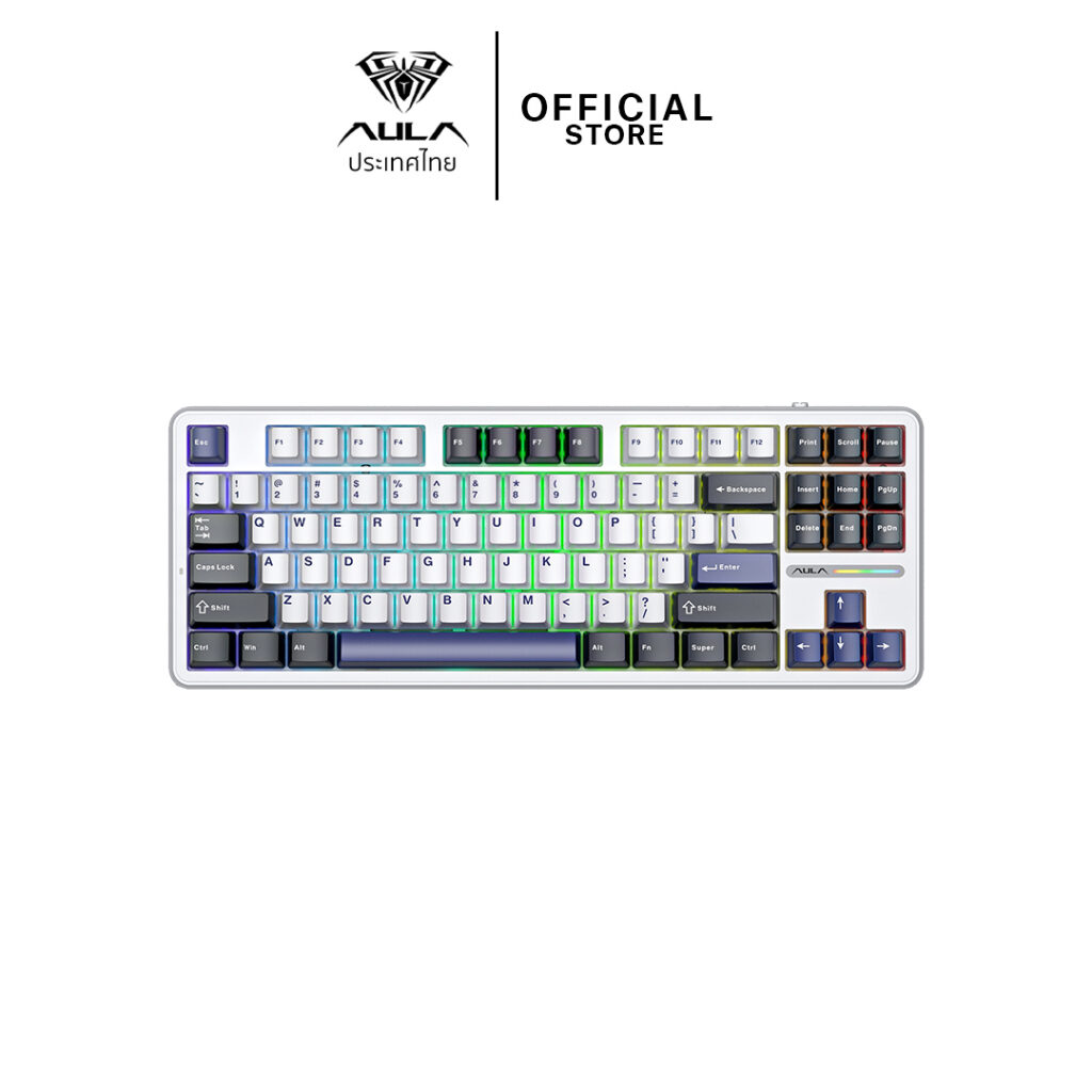 AULA F87 GASKET MECHANICAL KEYBOARD - AULA THAILAND